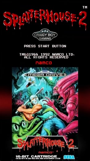 Splatterhouse 2 (SEGA Mega Drive, Genesis) – Retro Horror! #splatterhouse #sega #retrogames #horror