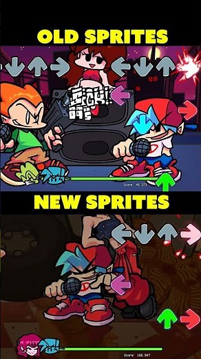 BF Sings For The First Time - New Sprites VS Old Sprites | Spaghetti Update 😭 [FNF]