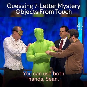 Sean and Jon put their senses, and trust to the test in order to work out Jimmy’s mystery items. | Channel 4