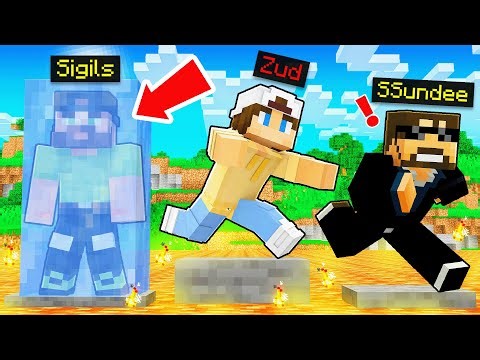 TOXIC Lava Freeze Tag in Minecraft...