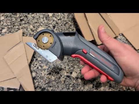 Review of NEW Electric Scissors: CUTS WELL!!