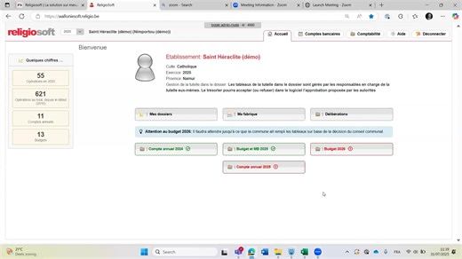 Démonstration Religiosoft