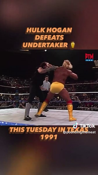Days after their controversial WWE Title Match at Survivor Series, Hulk Hogan defeats The Undertaker in a championship rematch at This Tuesday in Texas. (1991) ⚱️ #wwe #prowrestling #fyp #wwetiktok #viral