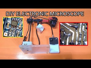 DIY usb microscope