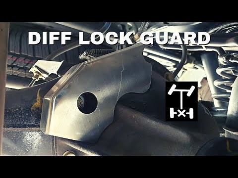 Isuzu D-Max / MU-X & Mazda BT-50 Diff Lock Guard Installation