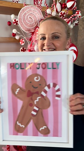 I love getting creative at Christmas and finding simple little decorating projects. It only cost $9 to make this cute Gingerbread Print - $2.50 for the @kmartaus gift bags and $6.50 for the @kmartaus frame. It fits in perfectly with my Candy land theme! #kmartaus #kmartaustralia #kmarthacks #kmarthack #christmasdiy #christmasdecorations #getcreative #explorepage #trendingreels #ilovechristmas #homestyling #christmasstyling #kmartstyling | The Bargain Hacker