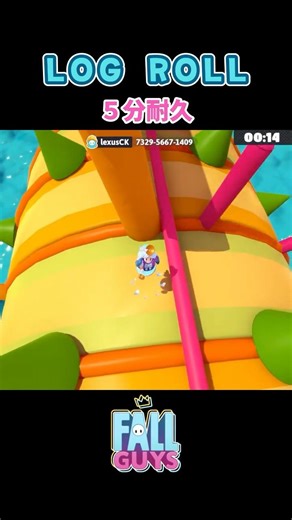 集中力が試される5分耐久【Fall Guys】 #フォールガイズ #fallguys #logroll