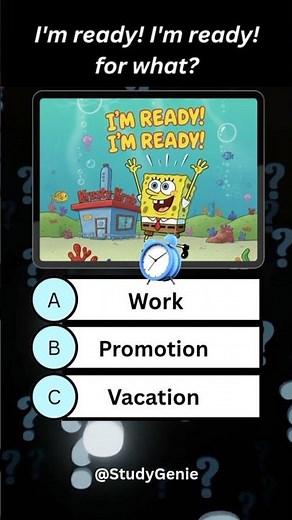 SpongeBob Quiz Only TRUE Fans Can Pass🔥 #shorts #spongebob #trivia #gaming