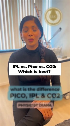 Confused about the difference between IPL, PICO, and CO₂ resurfacing? You’re not alone. These treatments are often grouped together — but they work very differently and target different concerns. ✨ IPL (Intense Pulsed Light) A broad-spectrum light treatment ideal for rosacea, mild pigmentation, and overall skin rejuvenation. It doesn’t travel as deep and has certain skin-type limitations. ✨ PICO Laser A single-wavelength laser delivering ultra-short pulses to shatter pigmentation particles. Desi