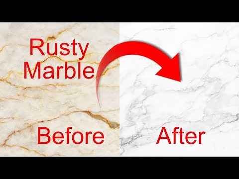 How to Remove Rust Stains From Marble