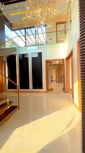 Touring a upper portion of the modern design house in DHA Phase 7. Fully automated house. Beautiful lobby, kitchen & drawing-dining space. Have a look ! | I. l Imran Jaffer