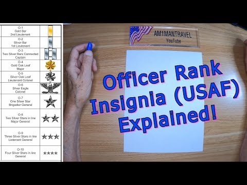 👨‍✈️Officer Rank Symbols/Insignia Explained 👨‍✈️
