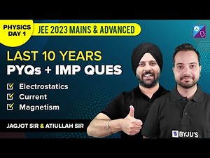 JEE Last 10 Years Question Papers PYQs + Most Important Questions of Class 12 Physics Chapter 1 to 4