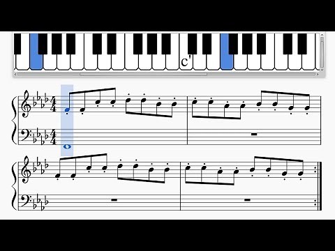 Funky Friday - Dave Ft Fredo - Piano Sheet Music & Notes (Main Loop)