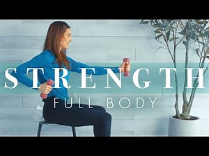 Chair Exercises for Seniors // Build Strength with this Workout!