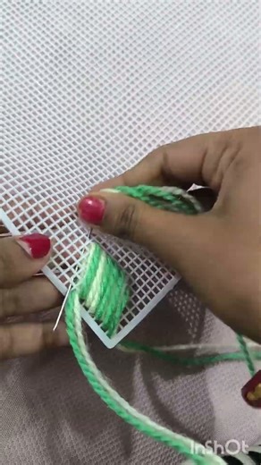 new woollen embroidery #youtubeshorts #embroidery