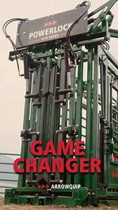 Introducing the Powerlock 1075 — engineered specifically for cow-calf operations. Safe head control, calm cattle, and reliable hydraulics make processing more efficient and safer for your crew. Built for real ranch work. #Arrowquip #Powerlock1075 #CowCalfLife #CattleHandling #FarmGear #RanchWork #LivestockManagement | Arrowquip