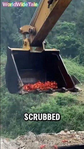 Cooking meal with Excavator Bucket instead of wok!!!