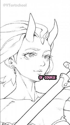 This secret tip will INSTANTLY improve your line drawings ✏️ #lineart #drawingtips