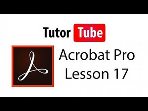 Adobe Acrobat Pro Tutorial - Lesson 17 - Page Order Change