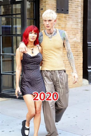 Megan Fox & Machine Gun Kelly Couple Evolution #MeganFox #MachineGunKelly #evolution #throughtheyears #celebrity