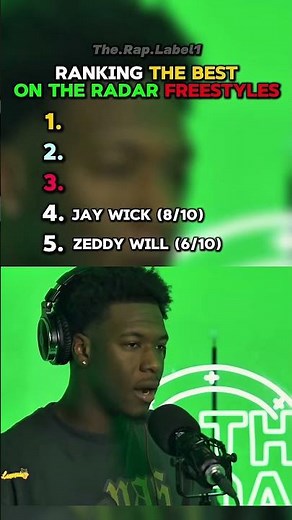 Ranking the best on the radar freestyles, what’s your favorite 😂✌️ #rap #ontheradar #ranking #zeddy