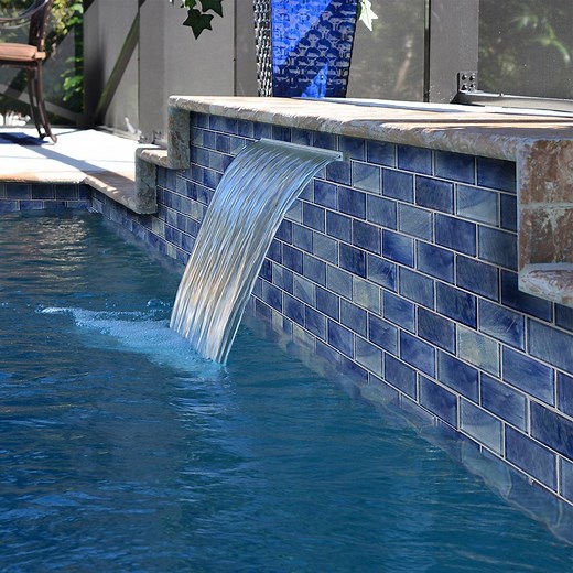 Stratus Blue, 2" x 4" - Glass Tile