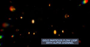 Glass Particles Bokeh Loop