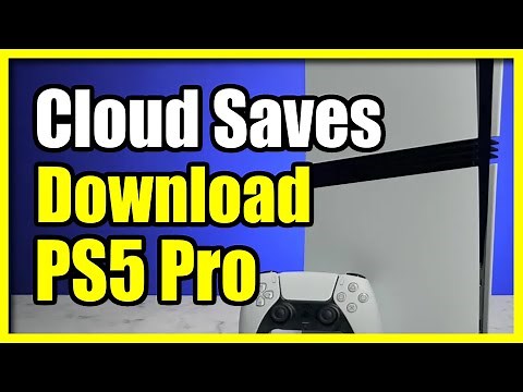 How to download your Game Saves from PS Plus Cloud on PS5 Pro Console (Easy Tutorial)