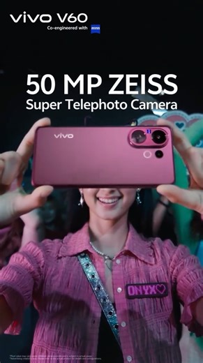 1.5K reactions · 68 shares | WHAT’S NEW WITH THE vivo V60 — IN DEPTH? Pro in camera, the vivo V60 takes it to the next level— not only can it capture Telephoto Stage Portraits at up to 10x zoom; but that’s just the BEGINNING! Tired of boring backgrounds? Explore even more exciting features waiting for you to experience yourself! T&C Apply. #vivoV60 #SnapIntoYourVibe #ZEISSPortraitSoPro #vivoMalaysia | vivo | Facebook