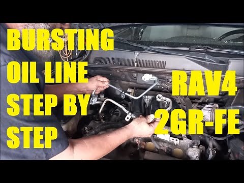 VVT Oil Line Step By Step - Toyota RAV4 2GR-FE 3.5-liter V6