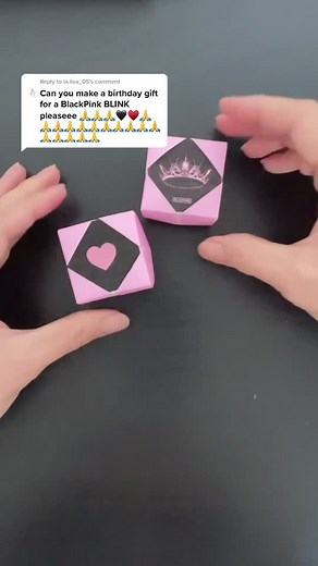 Blackpink Origami Gift Box Tutorial
