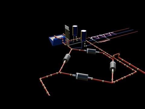 FULL-WAVE Bridge rectifier working explained in animation #documentary #rectifier #power