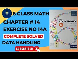 Class 6 Math | Chapter 14 | Exercise 14A || New countdown third edition | oxford