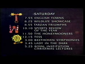 BBC2 Continuity, Saturday 29th December 1990