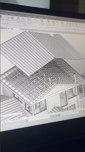 Tip for creating a 3D roof structure detail in Revit.