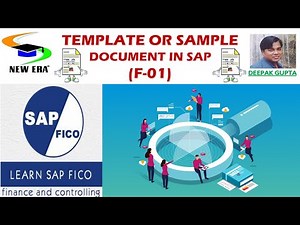 Template or Sample Document in SAP by Deepak Gupta