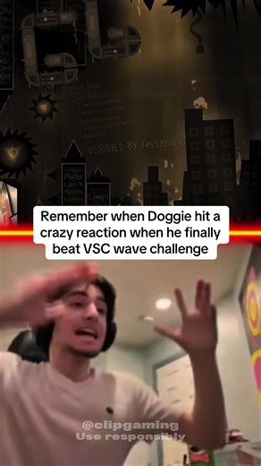 Do you think vsc is that hard man ? 🔥 ~ I’m posting various clips of geometry dash. So don’t hesitate to follow my account ! That would help a lot :) #geometrydash #gaming #doggie #vsc #reaction
