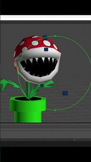 Anim8or Piranha Plant SM64 Model #mario64