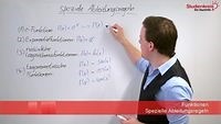 Spezielle Ableitungsregeln: Übersicht und Übungsaufgaben