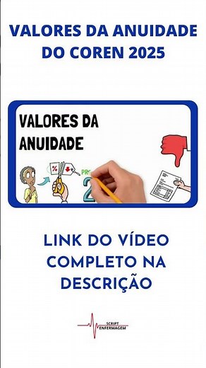 COREN 2025 - Novo valor de anuidade 😱