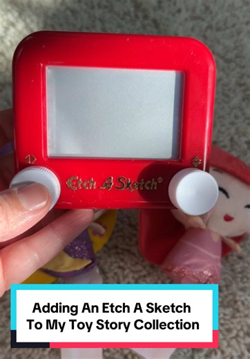 New Pocket Sized Etch A Sketch for my Toy Story collection #etchasketch #toystory #pixar #disney #disneytiktok #disneyadult @Disney #toinfinityandbeyond #doorables #tsumtsum #funkopop #bittypop #lotso @Disney Doorables #disneydoorables