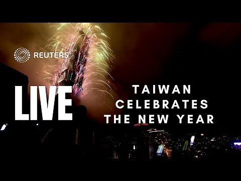 LIVE: Taiwan welcomes the New Year with fireworks at skyscraper Taipei 101