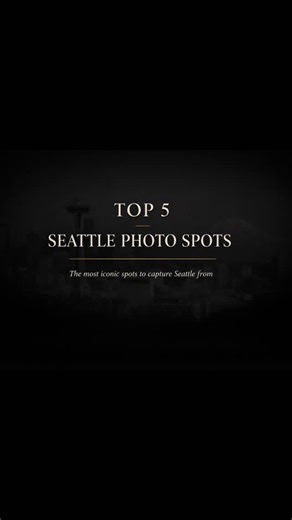 If you’re visiting #Seattle and only have time for ONE skyline view… Which one are you choosing? Here are 5 iconic spots - and quick tips. Save this. Part 2 with not-so-common locations coming soon.#VisitSeattle #SeattleTravel #SeattleTrip #ExploreSeattle 👇 Drop your pick. | Sigma Sreedharan Fine Art Photography