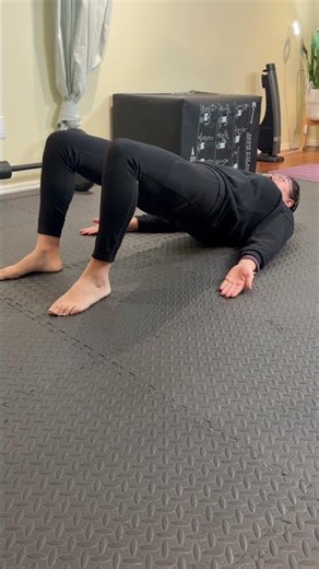 Floor Bridge for Glute Strength
