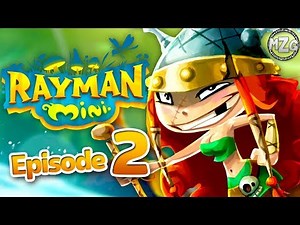 Rayman Mini Gameplay Walkthrough Part 2 - World 2 The Rabbit Hole 100%!