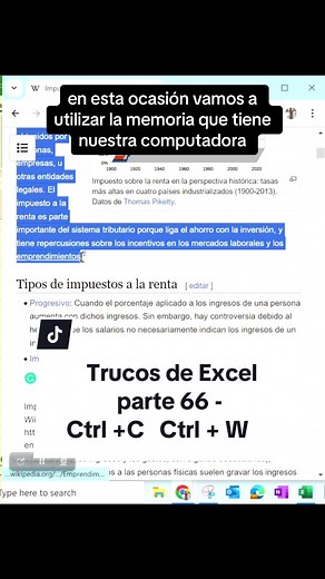 Trucos de Excel parte 66 - copiar y pegar varios parrafos a la vez aunque esten separados es facil con clipboard ctrl w #negocios #excel #finanzas #trucosestudiantes #trucosenexcel #excelfacil #excelformulas #exceltutorial #trucosparaexcel #cursosonline #finanzastiktok #exceltok @Microsoft Latinoamérica @Microsoft ExpertZone (NA) @Microsoft@Microsoft Education @Microsoft 365 @Microsoft Latinoamérica