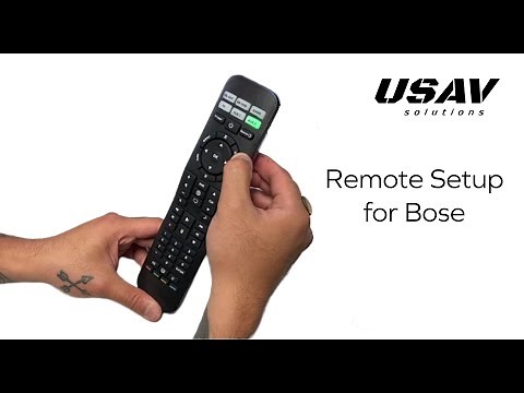 How to program Universal Remote RC-PWS III for Bose Cinemate GS II and Solo TV