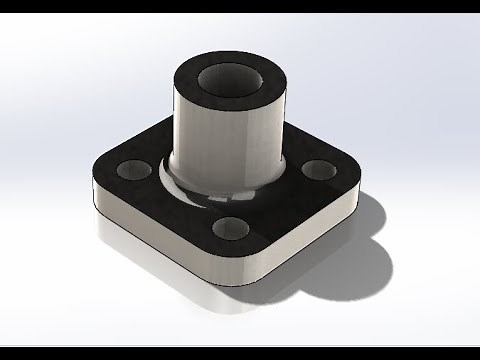 Solidworks Tutorial For Beginners____Base plate