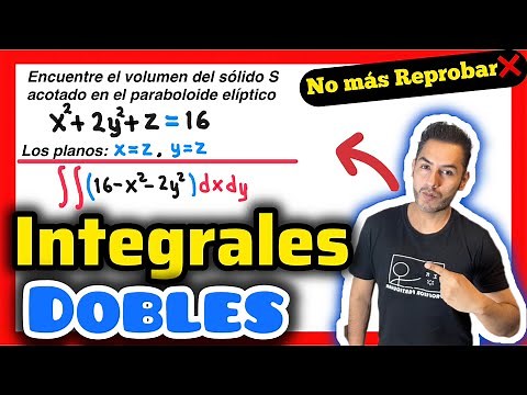✅INTEGRALES DOBLES Aplicaciones | 𝙞𝙙𝙚𝙖𝙡 𝙥𝙖𝙧𝙖 𝙖𝙥𝙧𝙚𝙣𝙙𝙚𝙧❗️| Cálculo Multivariable